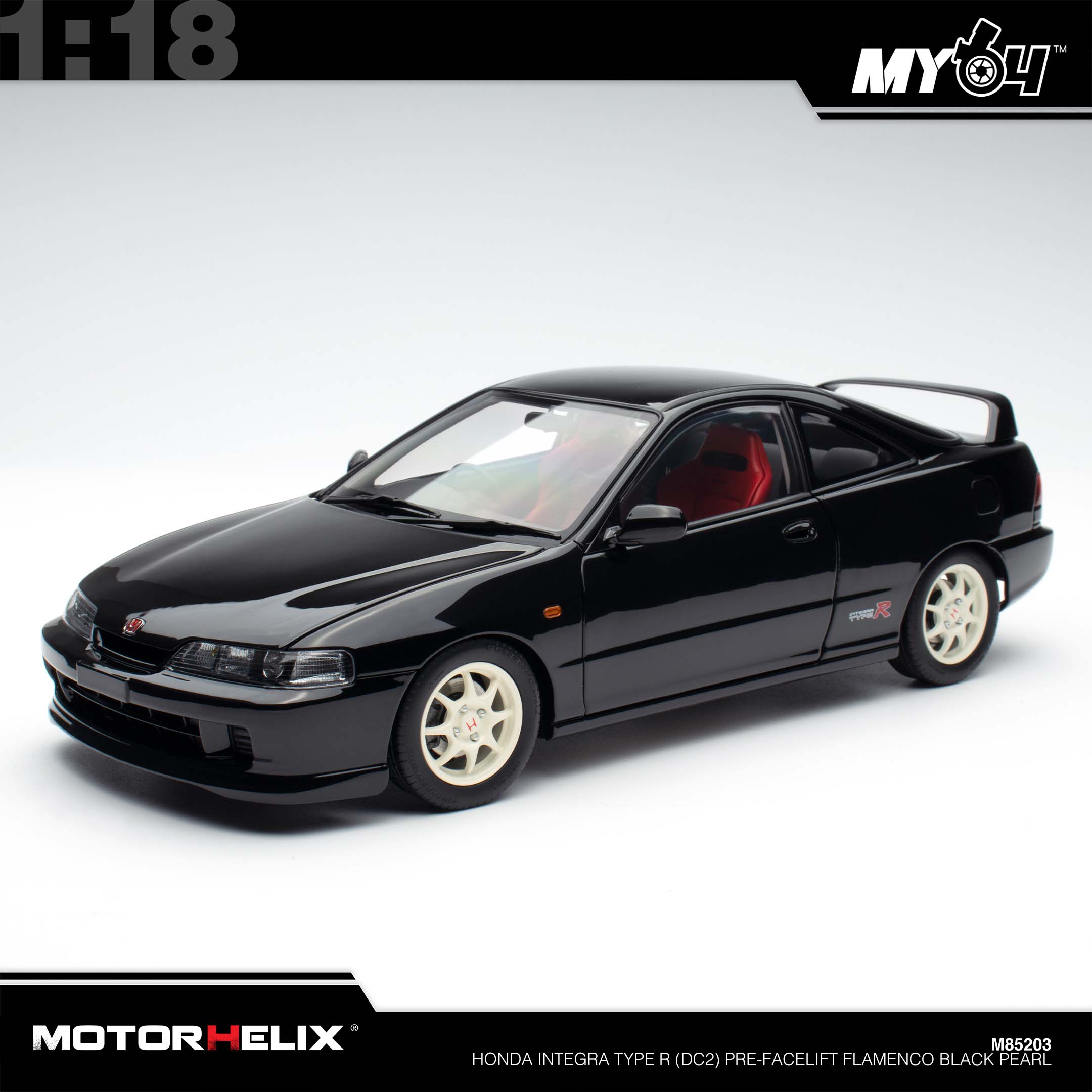 [Motorhelix] Honda Integra Type R (DC2) Pre-Facelift - Flamenco Black ...