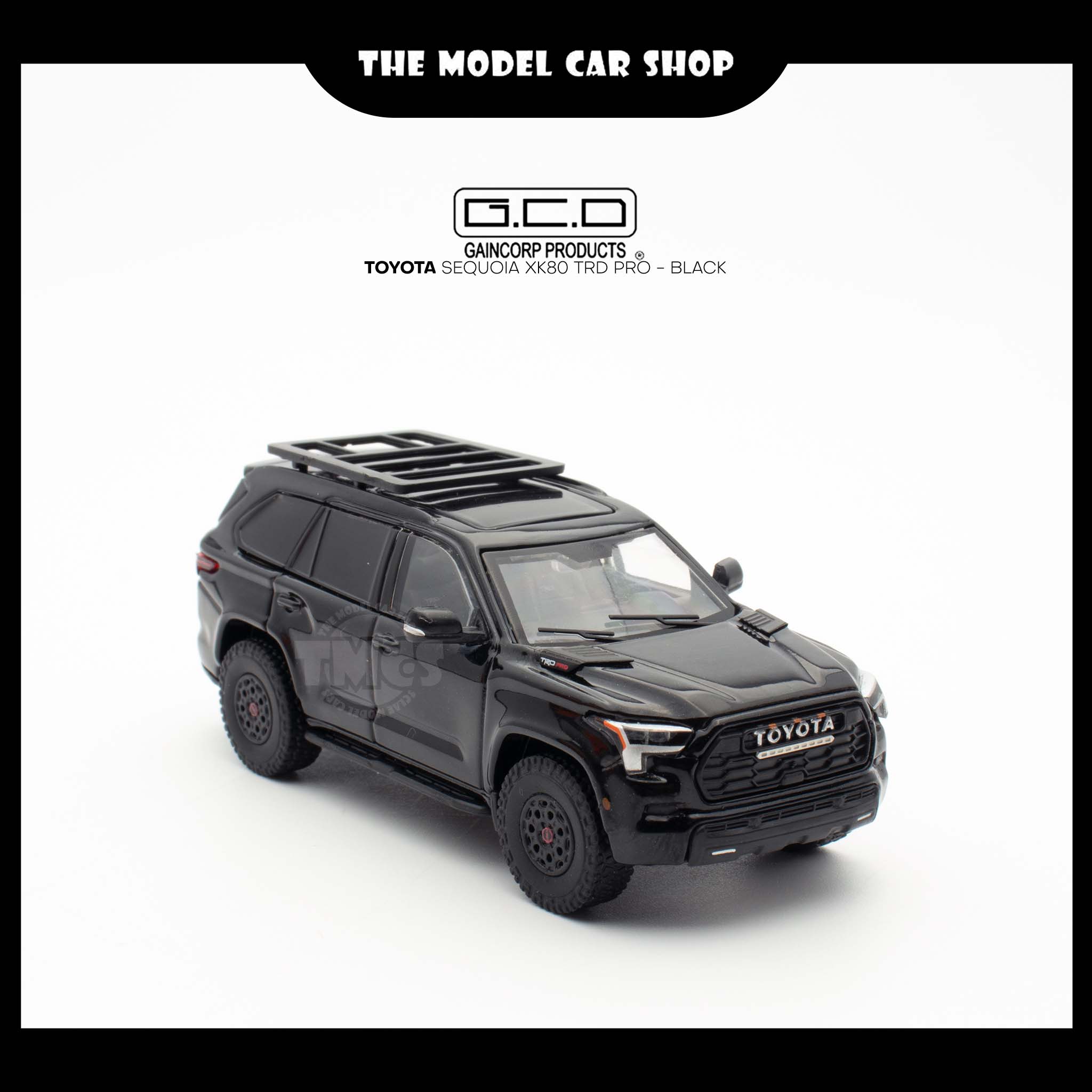 [GCD] Toyota Sequoia XK80 TRD Pro - Black | The Model Car Shop