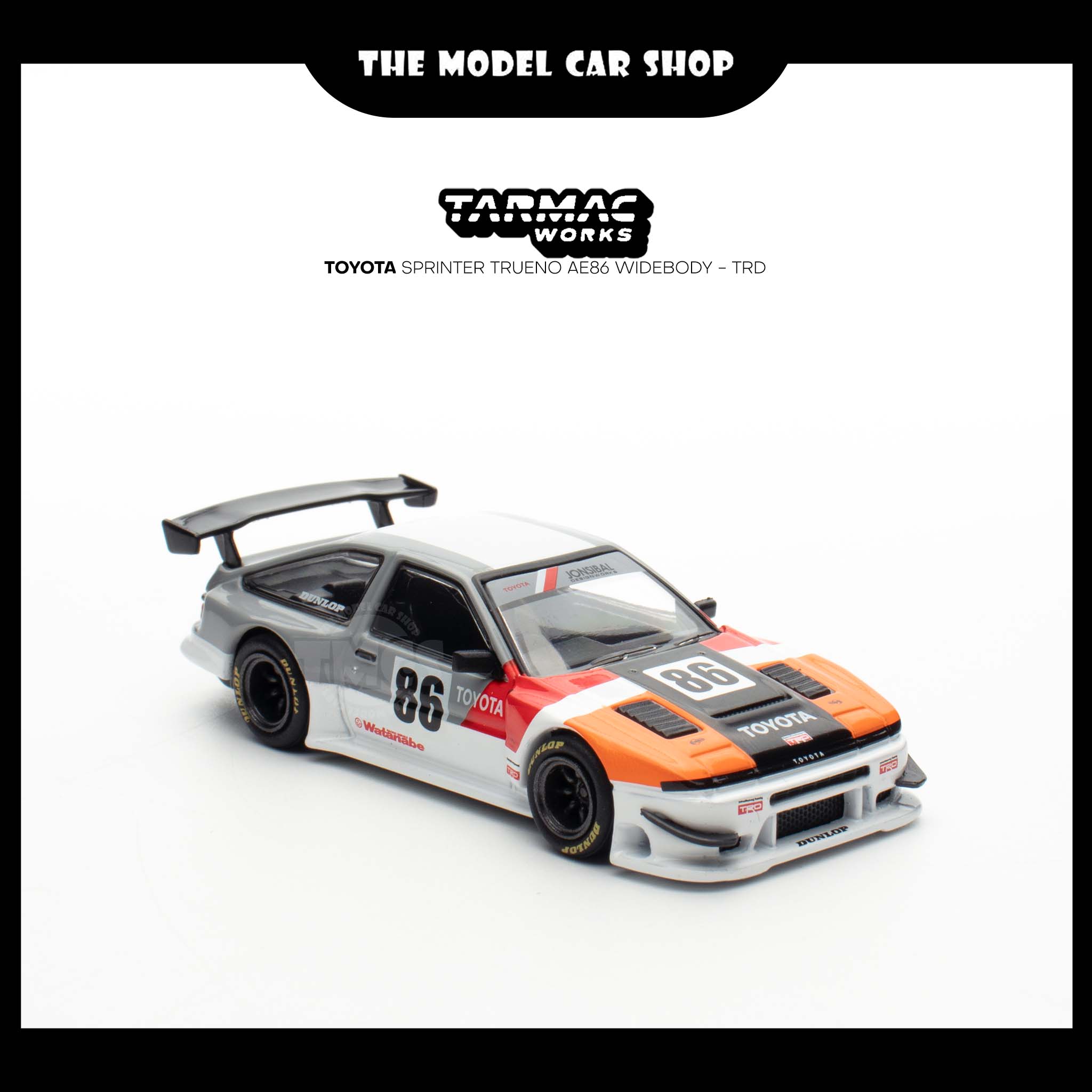 [Tarmac Works] Toyota Sprinter Trueno AE86 Widebody - TRD | The Model ...