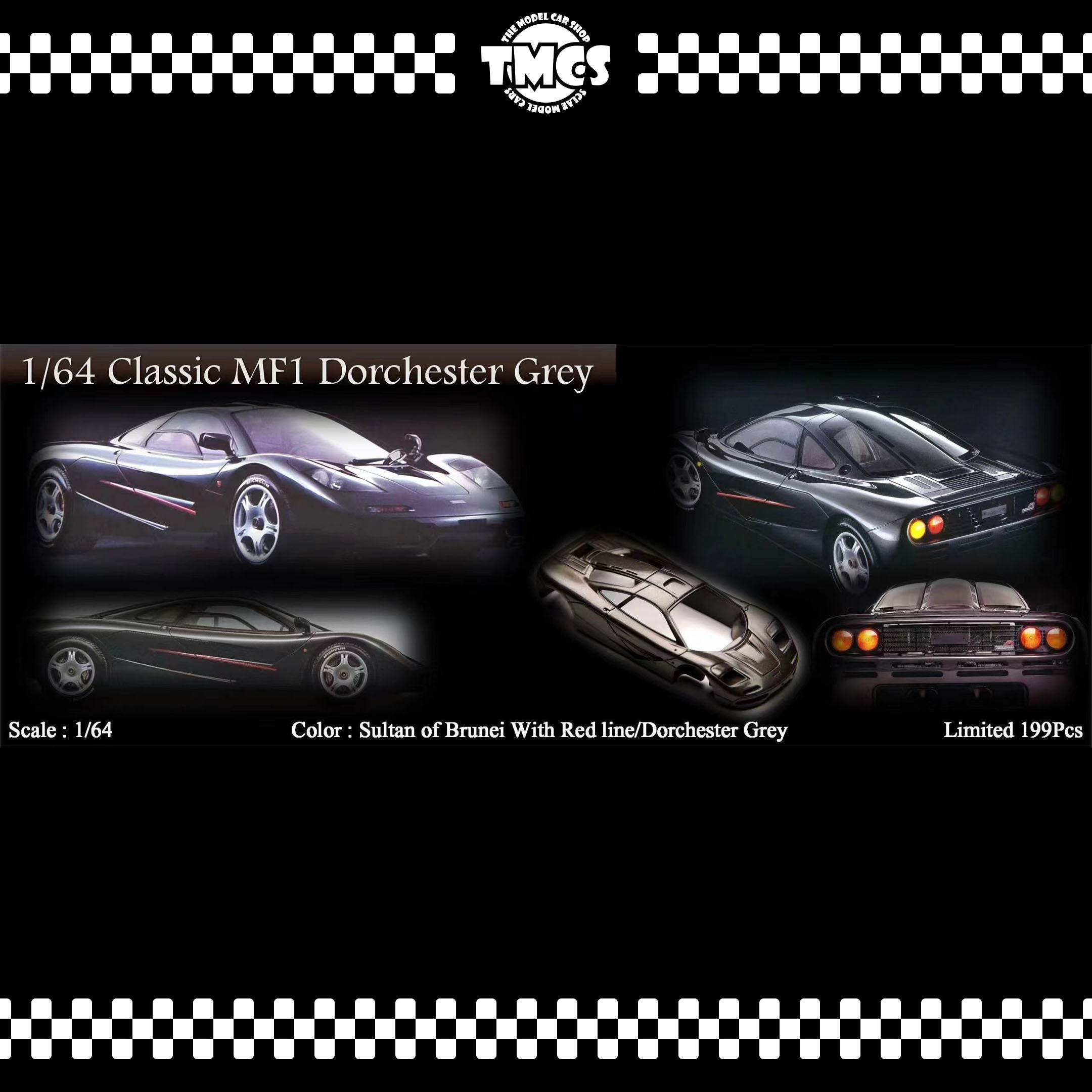 [MY64] McLaren F1 - Dorchester Grey | The Model Car Shop