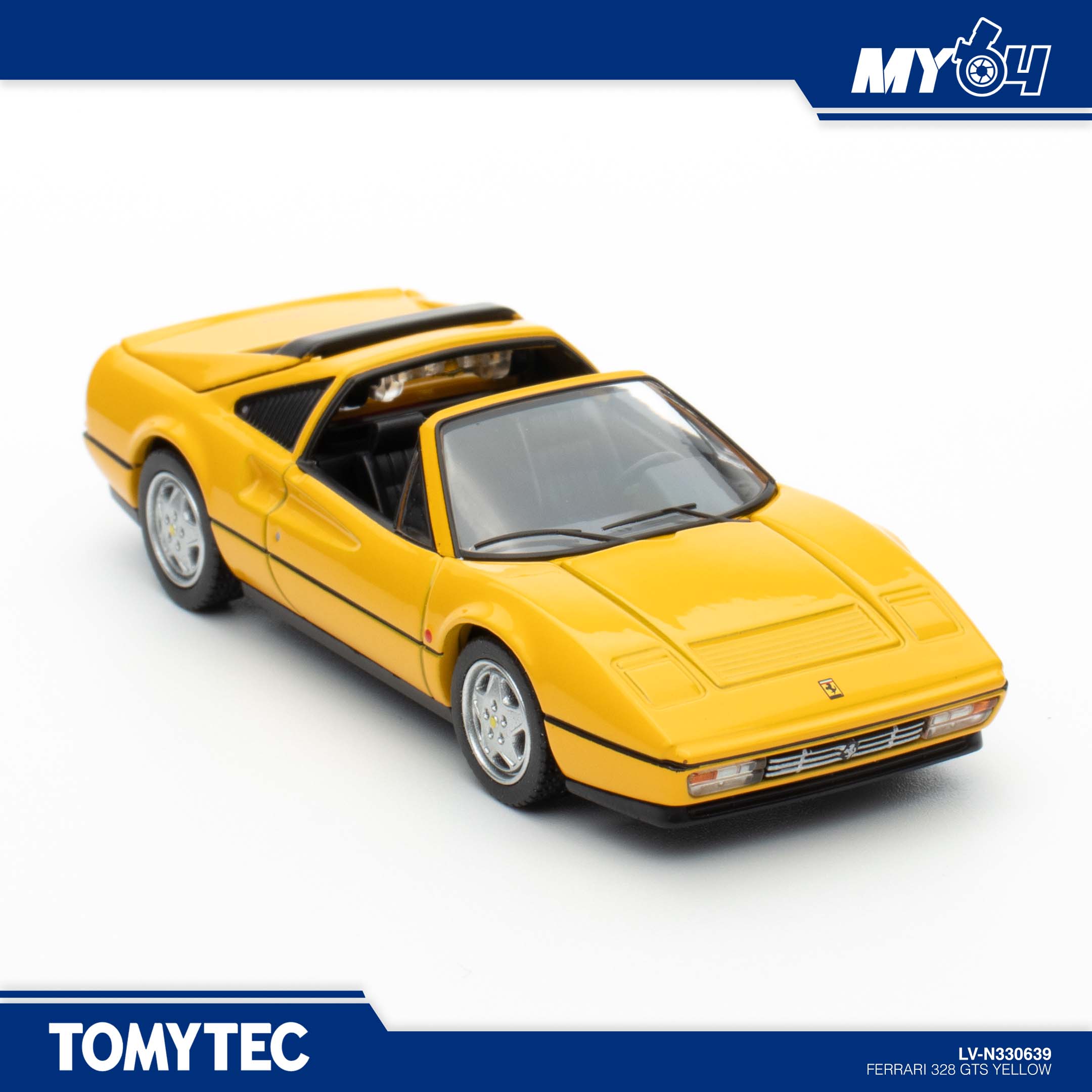 [TLVN] Ferrari 328 GTS - Yellow | The Model Car Shop