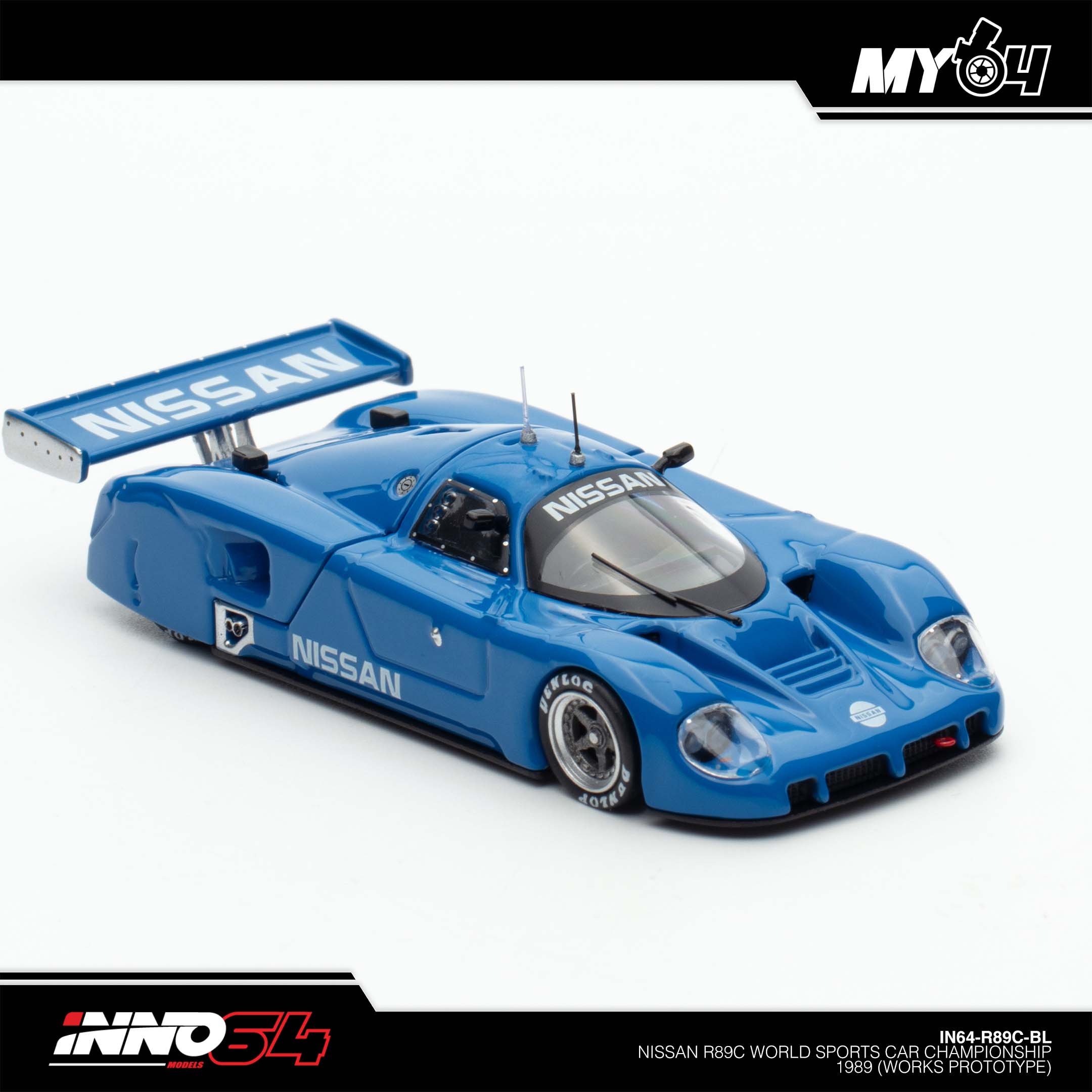 [INNO64] Nissan R89C - Blue | The Model Car Shop