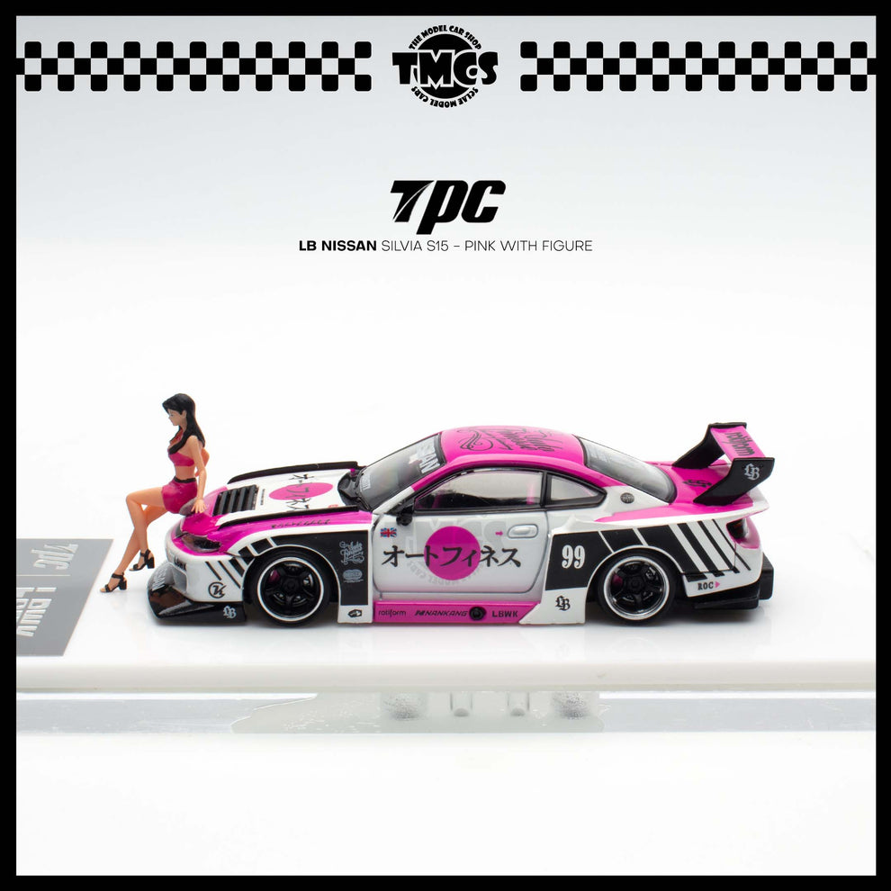 [TPC] 1:64 LB Nissan Silvia S15 - Pink with Figure | The Model Car Shop