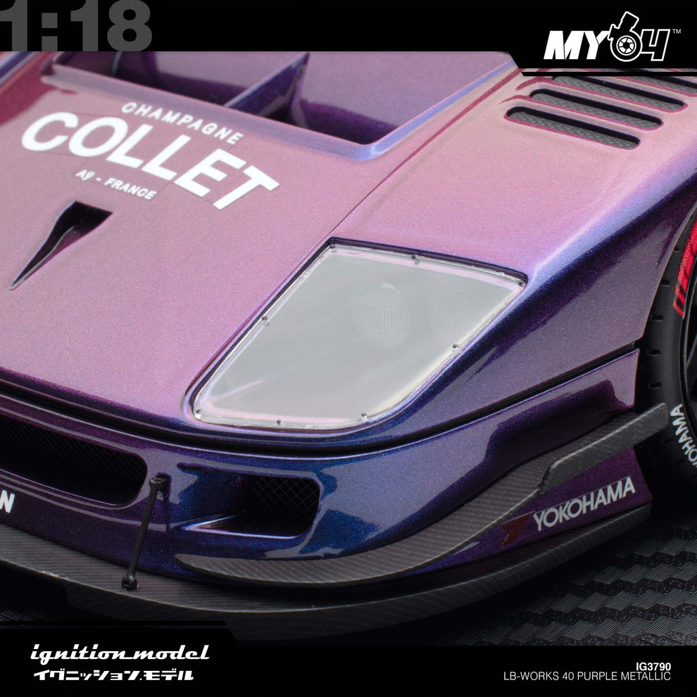 [Ignition Model] 1:18 LB-WORKS 40 - Purple Metallic | The Model Car Shop