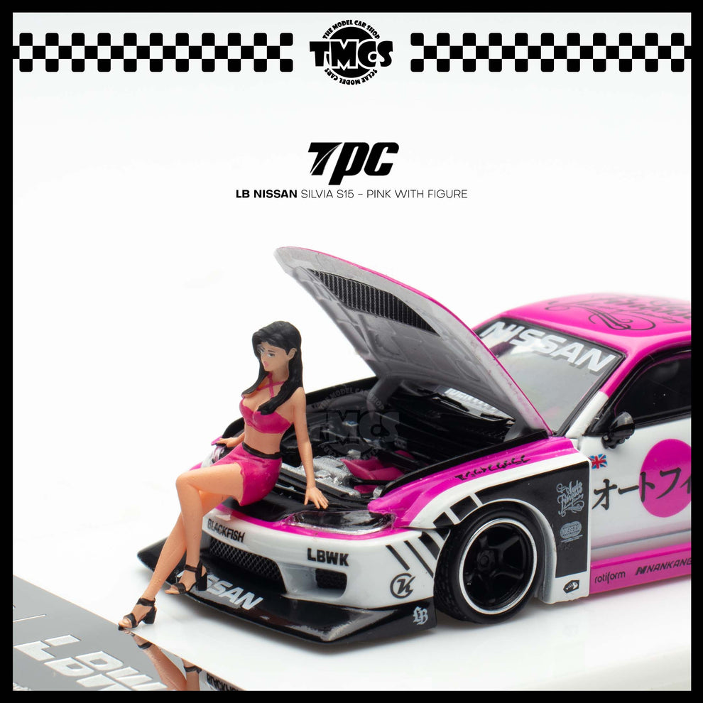[TPC] 1:64 LB Nissan Silvia S15 - Pink with Figure | The Model Car Shop
