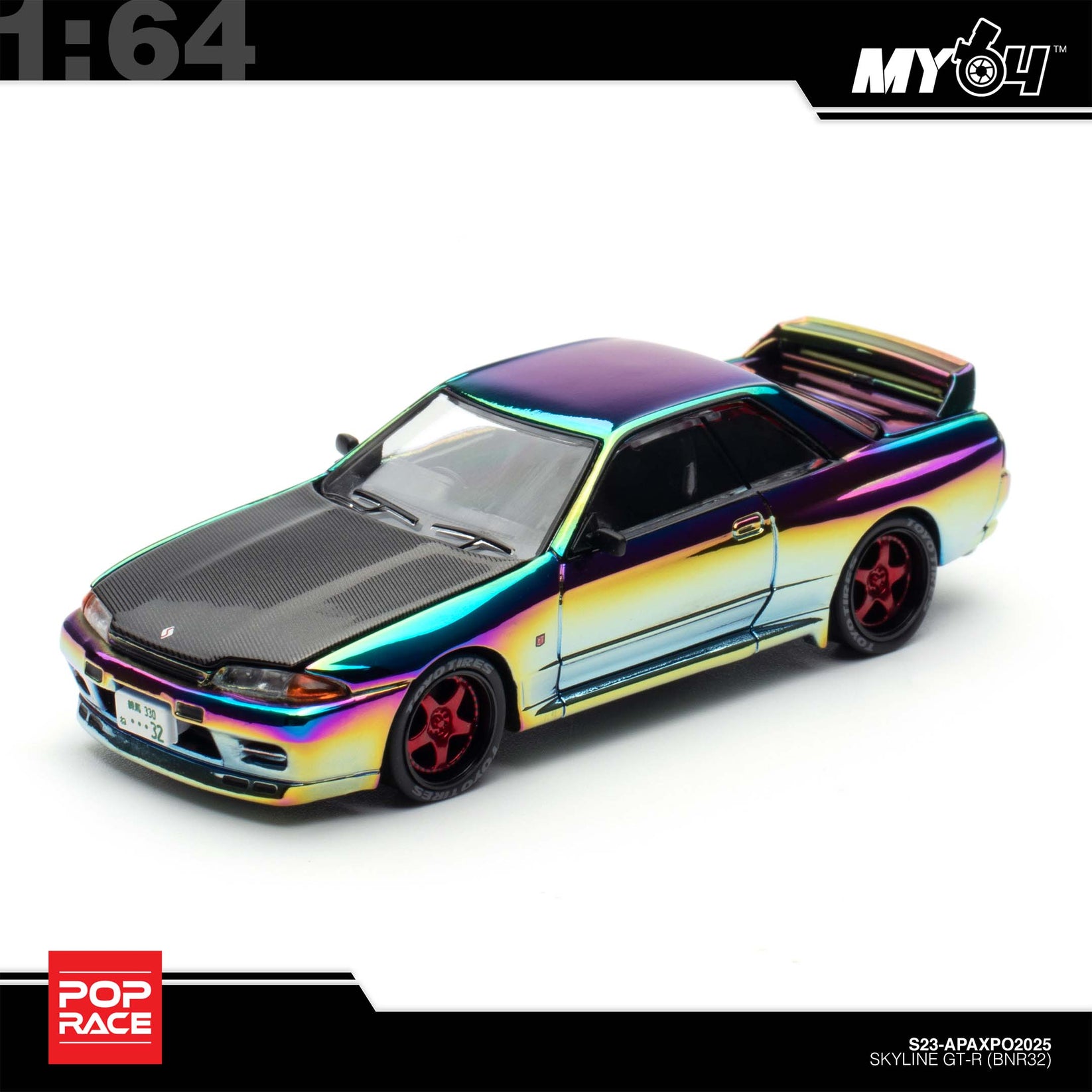 [Pop Race] 1:64 Nissan Skyline R32 GT-R APAXPO 2025 | The Model Car Shop